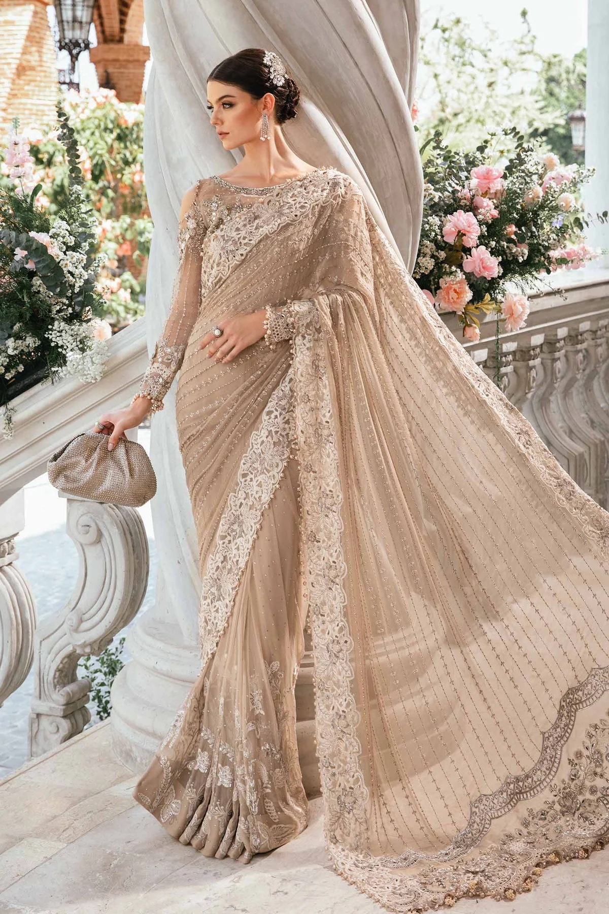 MB-1106-Opulent Grace Saree – Mashaim.com.pk